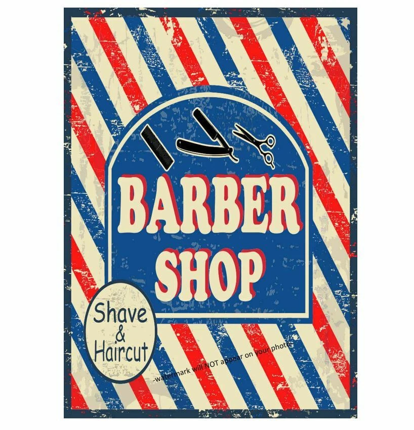 Vintage Barbershop Signs
