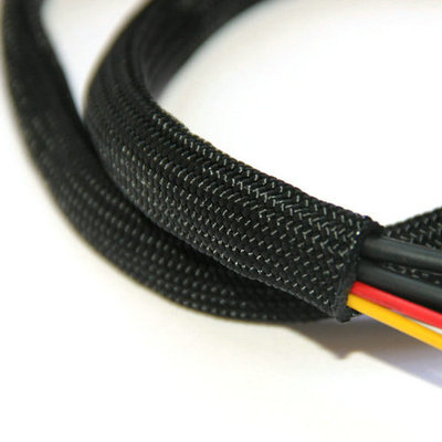 Braided Sleeving - Braid Cable Wiring Harness Loom Protection - Black ...