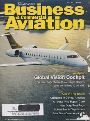 Business Commercial Aviation (Jul 2012) Global Vision Cockpit, Central ...