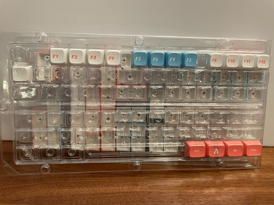 Geek Social Cute Kitty Cat Shape Keycaps Keys New Qwerty Keyboard ...