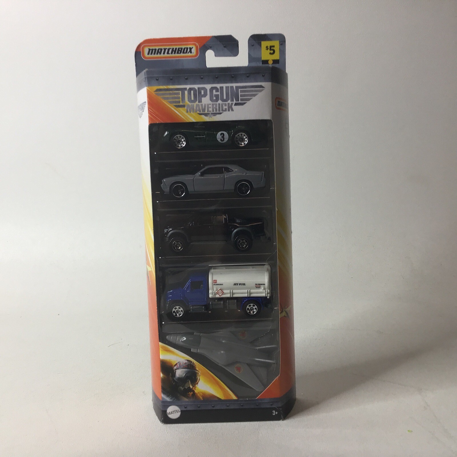 Matchbox Top Gun Maverick 5 Pack 4 Vehicles and 1 Plane 2020 Metal 3 ...