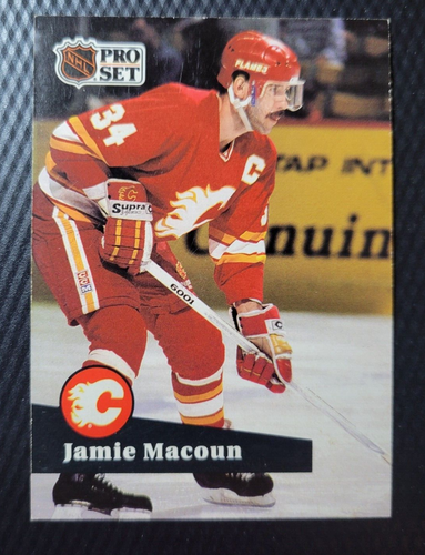 1991-92 Pro Set JAMIE MACOUN Calgary Flames Hockey NHL Card #38 | eBay