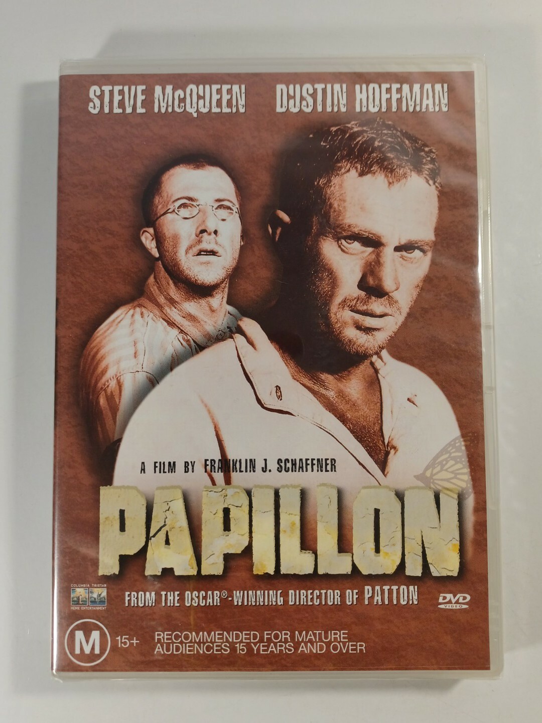 Papillon DVD Region 4 New & Sealed Steve McQueen Dustin Hoffman Free ...