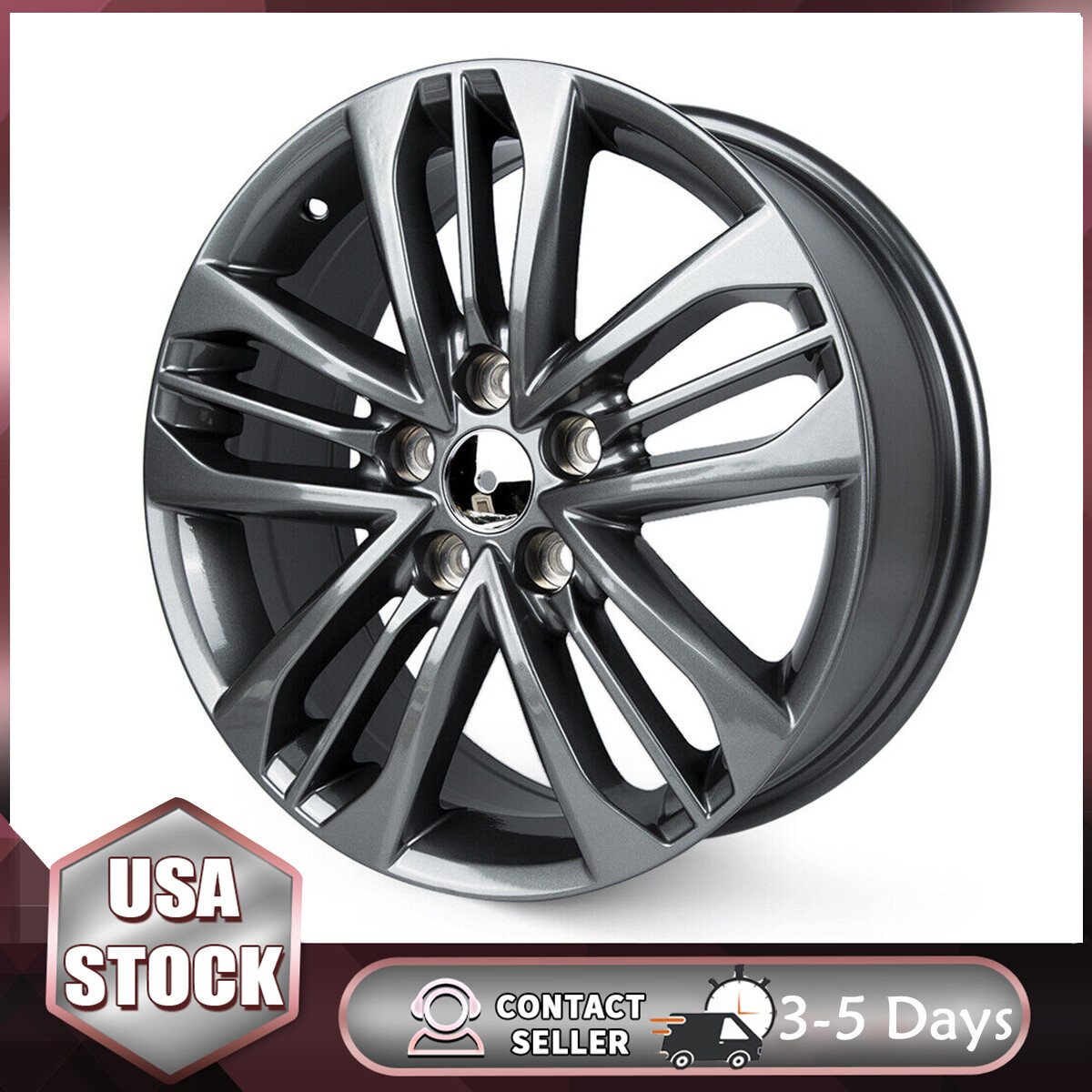 New 17" Grey Alloy Wheel Rim for 2015 2016 2017 Toyota Camry 75171 OEM ...