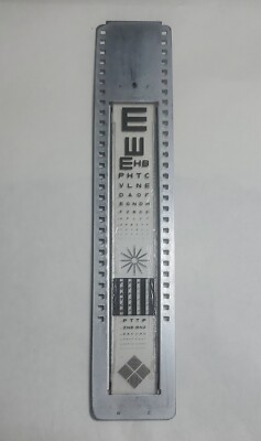 Child Acuity Eye Chart Projector Glass Slide - Topcon? Made in Japan | eBay