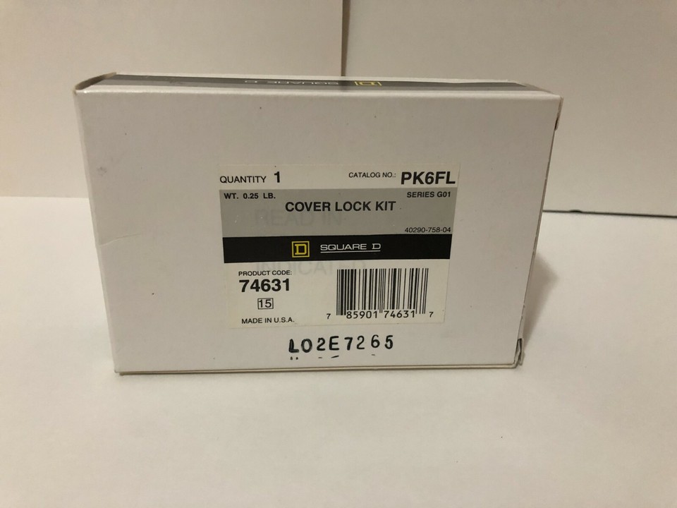 Square D Load Center Panel/Cover Lock Kit (PK6FL) NEW | eBay