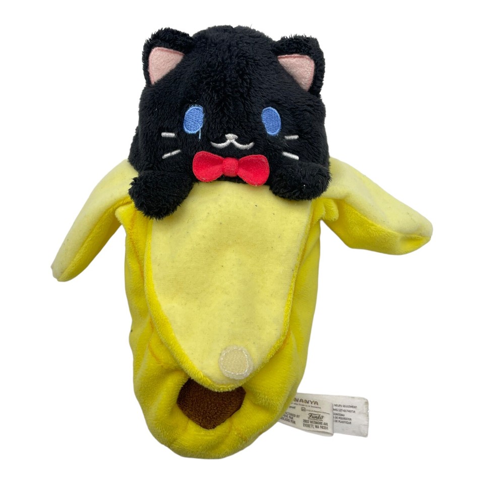 Bananya Black Banana Cat Plush Funko Stuffed Toy 2018 Crunchyroll | eBay