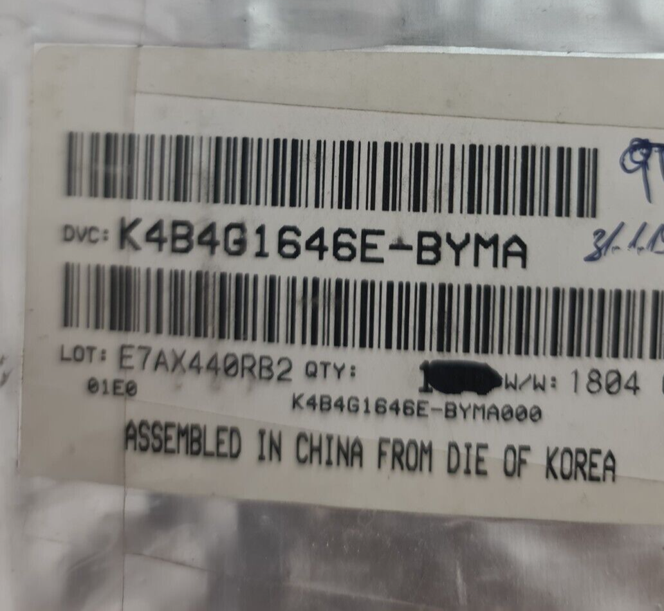 LOT OF 17 PCS K4B4G1646E-BYMA | eBay