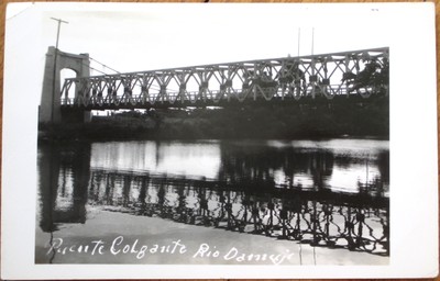 Cuba 1930s Realphoto Postcard: Puente Colgante, Rio Damuji | eBay