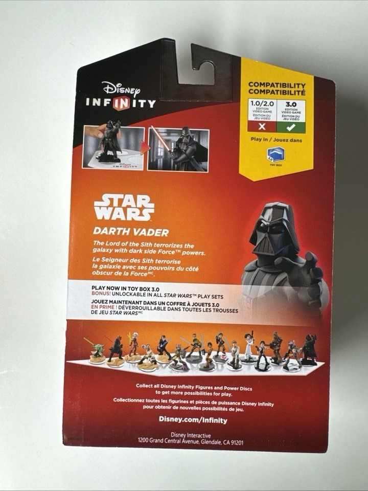 Darth Vader Star Wars Light FX Disney Infinity 3.0 Figure - Brand New ...