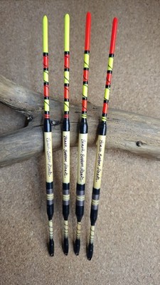 4 X Hand-made sarkanda reed antenna waggler style Fishing Floats. 042 ...