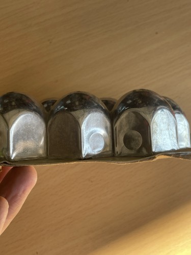 Vintage Lug Nut Covers Kenworth Big Rig Truck Chrome Pack Of 10 JJT ...