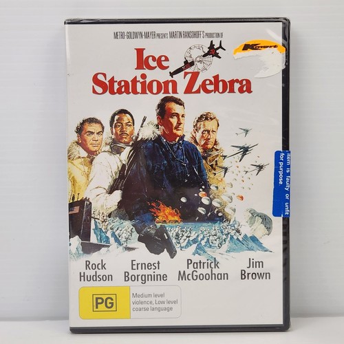 Ice Station Zebra DVD Movie 1968 Rock Hudson Ernest Borgnine Thriller ...