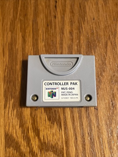 Nintendo 64 Controller pak pack NUS-004 N64 Memory Card Tested | eBay