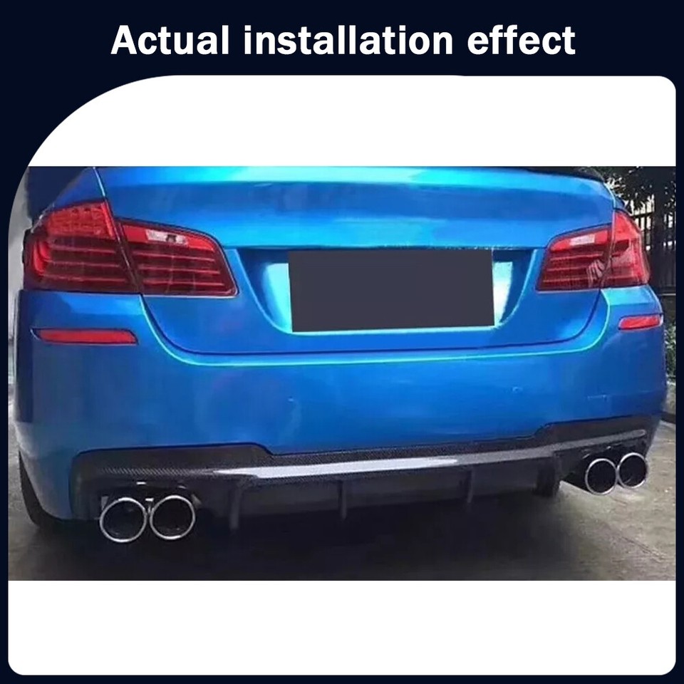For BMW 5 Series F10 535i M Sport 2012-2016 Rear Bumper Diffuser Lip ...