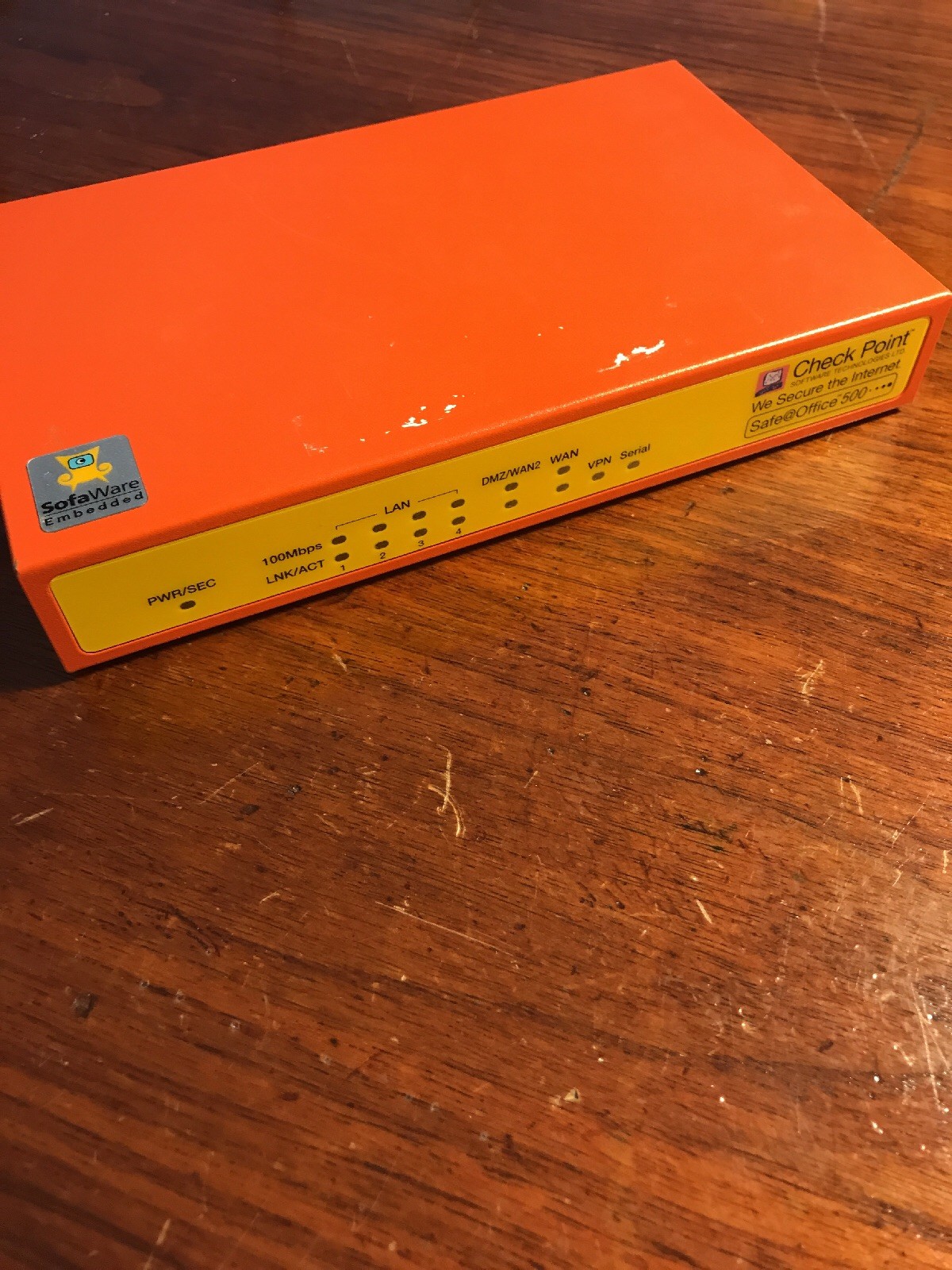 Check Point Safe@Office 500 Model SBX-166LHGE-5 (NO POWER ADAPTER) | eBay