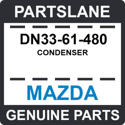 DN33-61-480 Mazda OEM Genuine CONDENSER | eBay