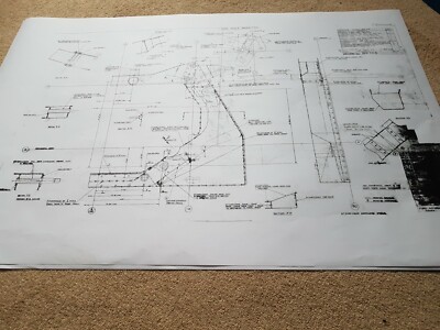 Ford GT 40, 4 Blueprint Drawings Large A1 size | eBay