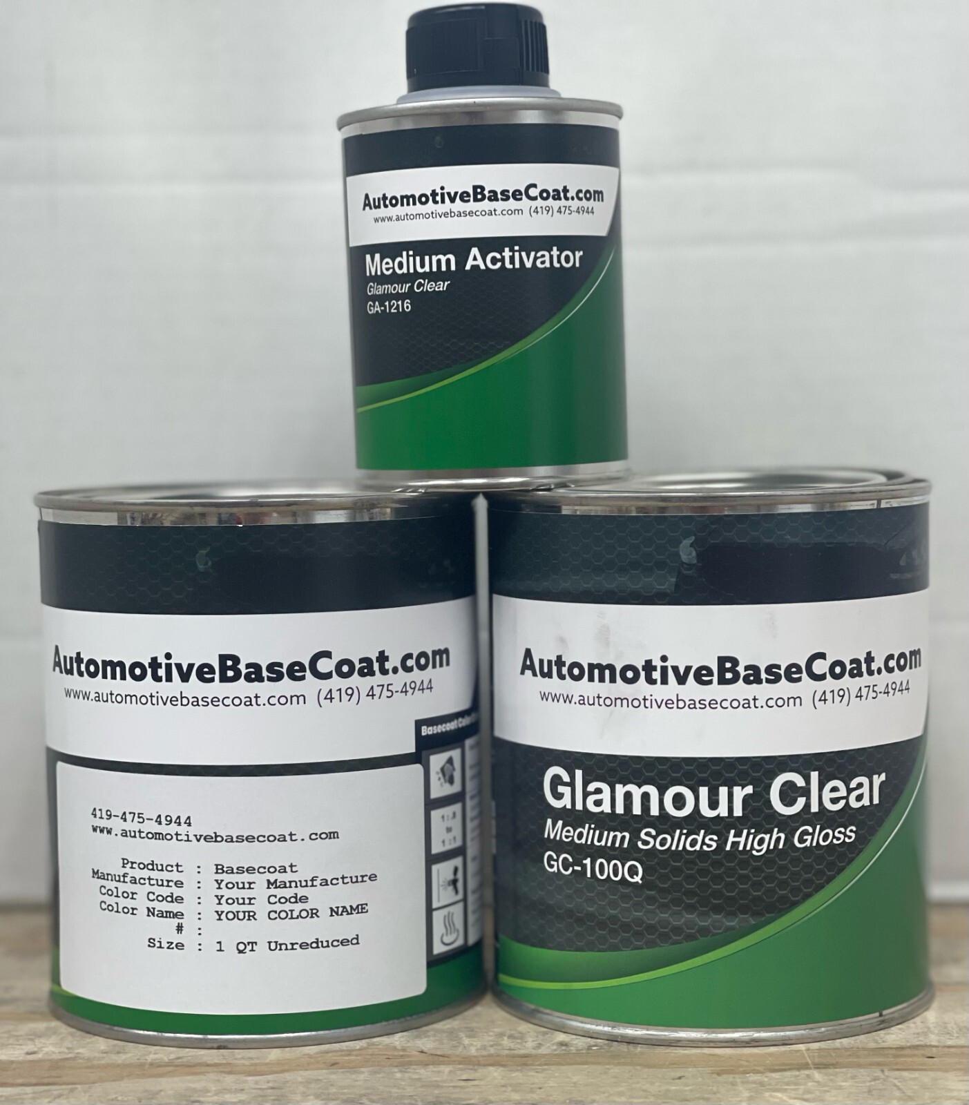 Ford/Lincoln/Mercury -UG-White Platinum Pearl (TRICOAT) BASECOAT PAINT ...