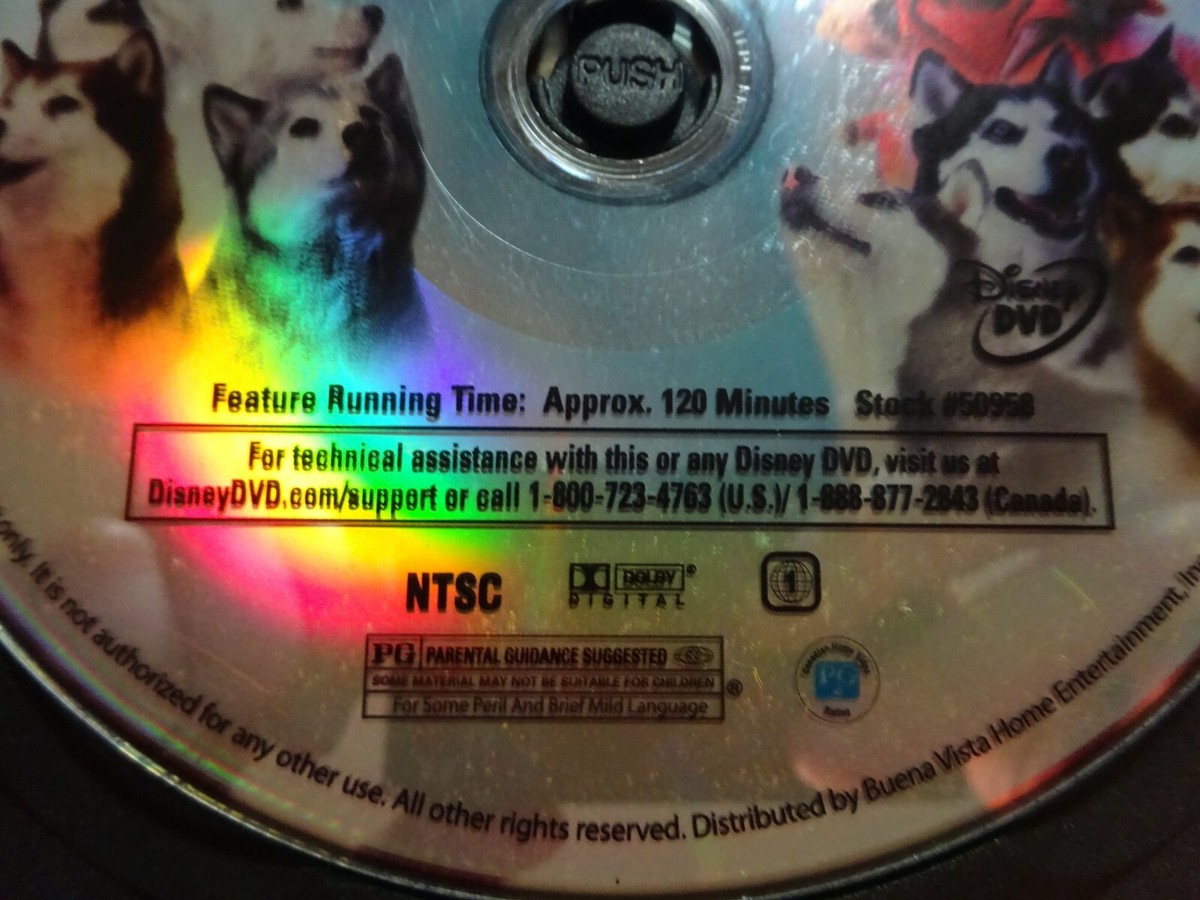 Eight Below Widescreen Dvd Disc