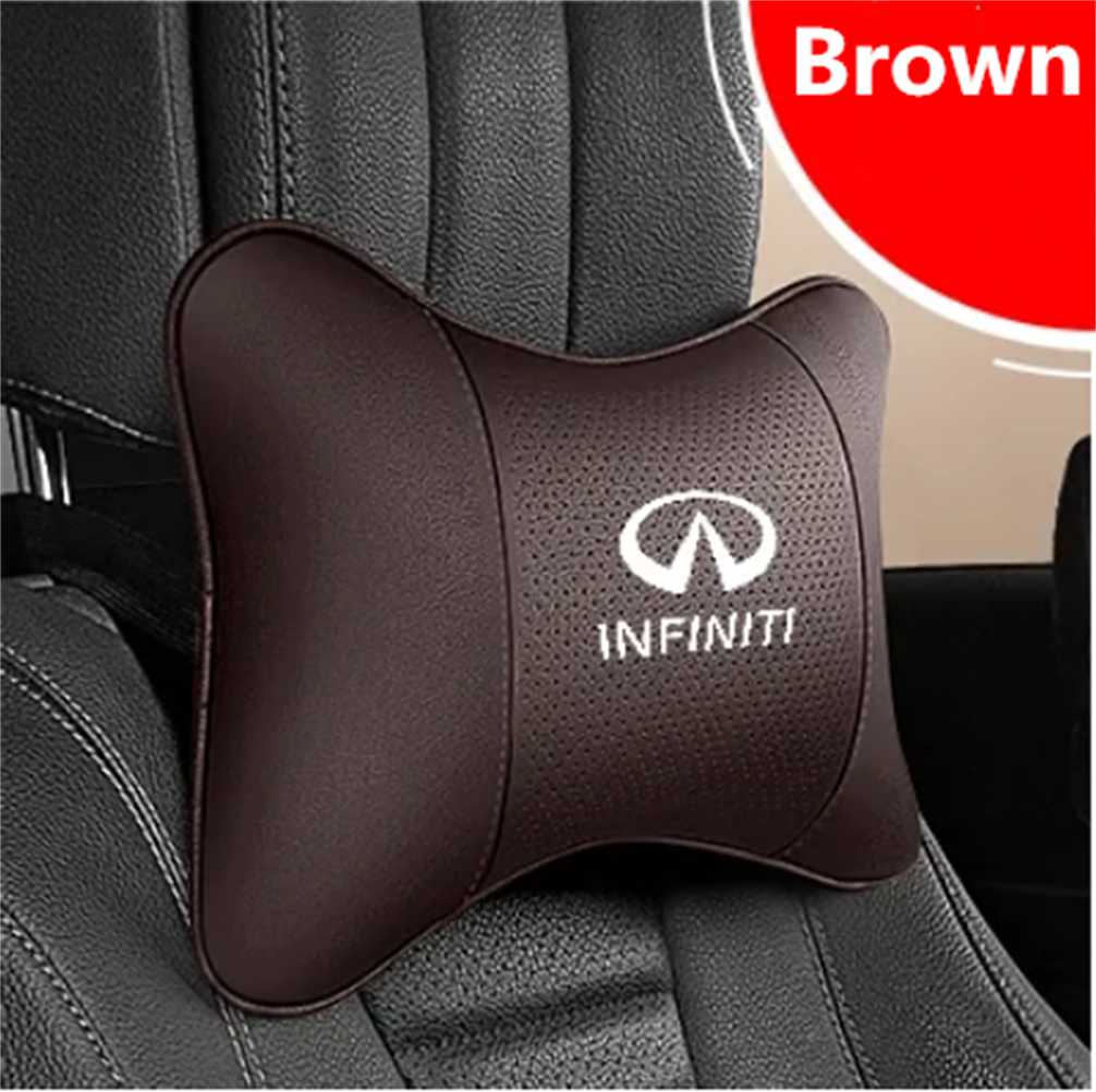 2pcs Car Neck Pillows Breathable Rest Cushion Seat Headrest For ...