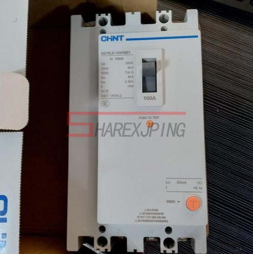 ONE CHNT Leakage Circuit Breaker DZ15LE-100/4901 4P 40A 63A 100A NEW ...