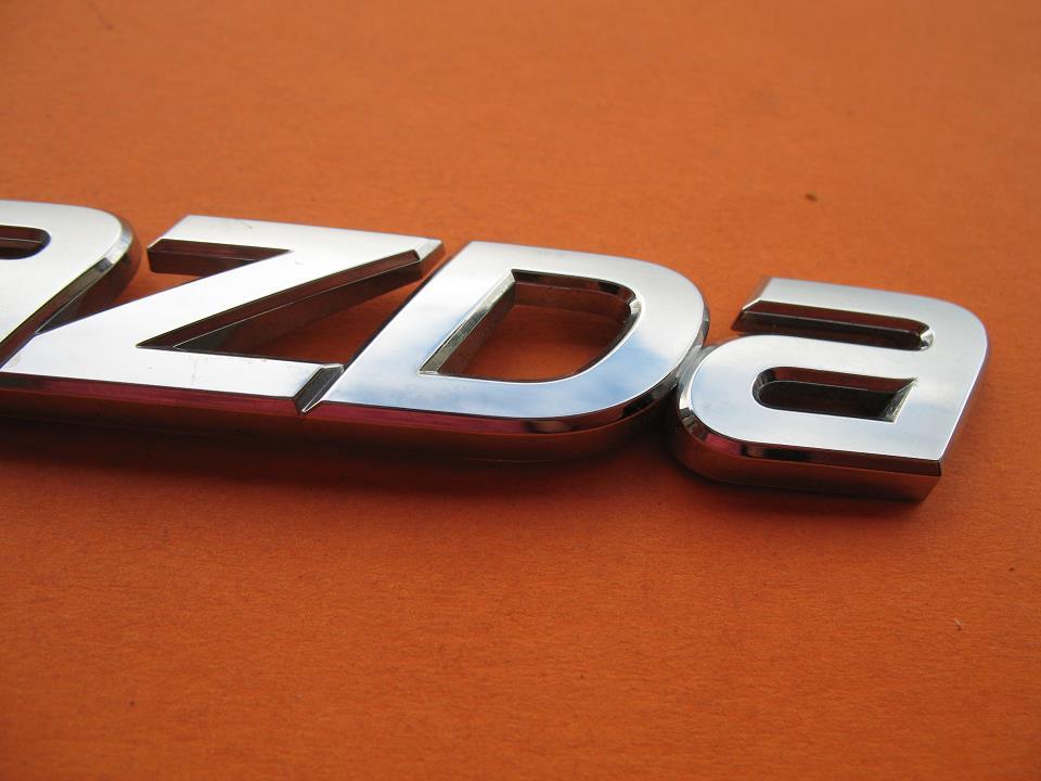 14 15 16 17 18 MAZDA 3 MAZDA3 REAR LID CHROME EMBLEM LOGO BADGE SIGN ...
