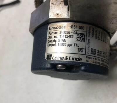 Leine & Linde Encoder RSI 503 Part No 390336-04 Supply 5VDC Output ...