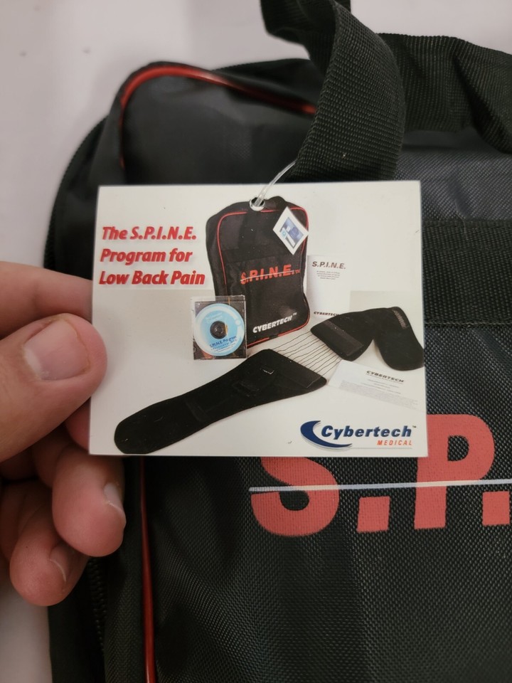 Cybertech S.P.I.N.E Program For Low Back Pain Brace Includes DVD and ...