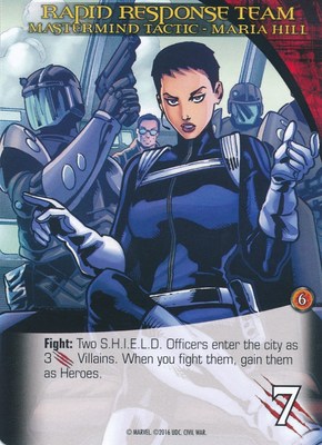MARIA HILL DIRECTOR SHIELD Upper Deck Marvel Legendary MASTERMIND RAPID ...
