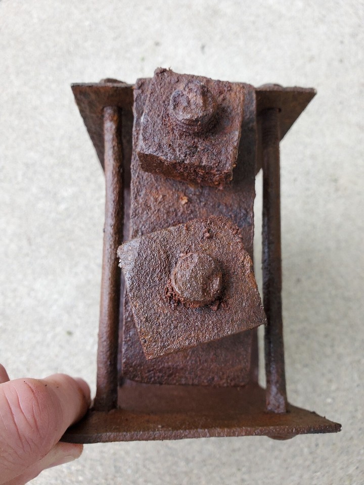 Antique Hand Forged Steel Farm Wagon Hitch/Sleeve Primitive Implement ...