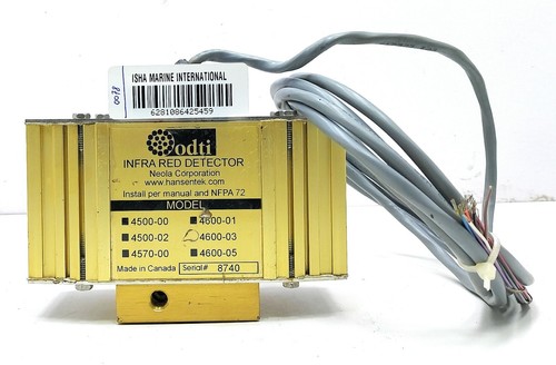 Odti 4600-03 Infra Red Detector NFPA 72 Neola Corporation 8740 for sale ...