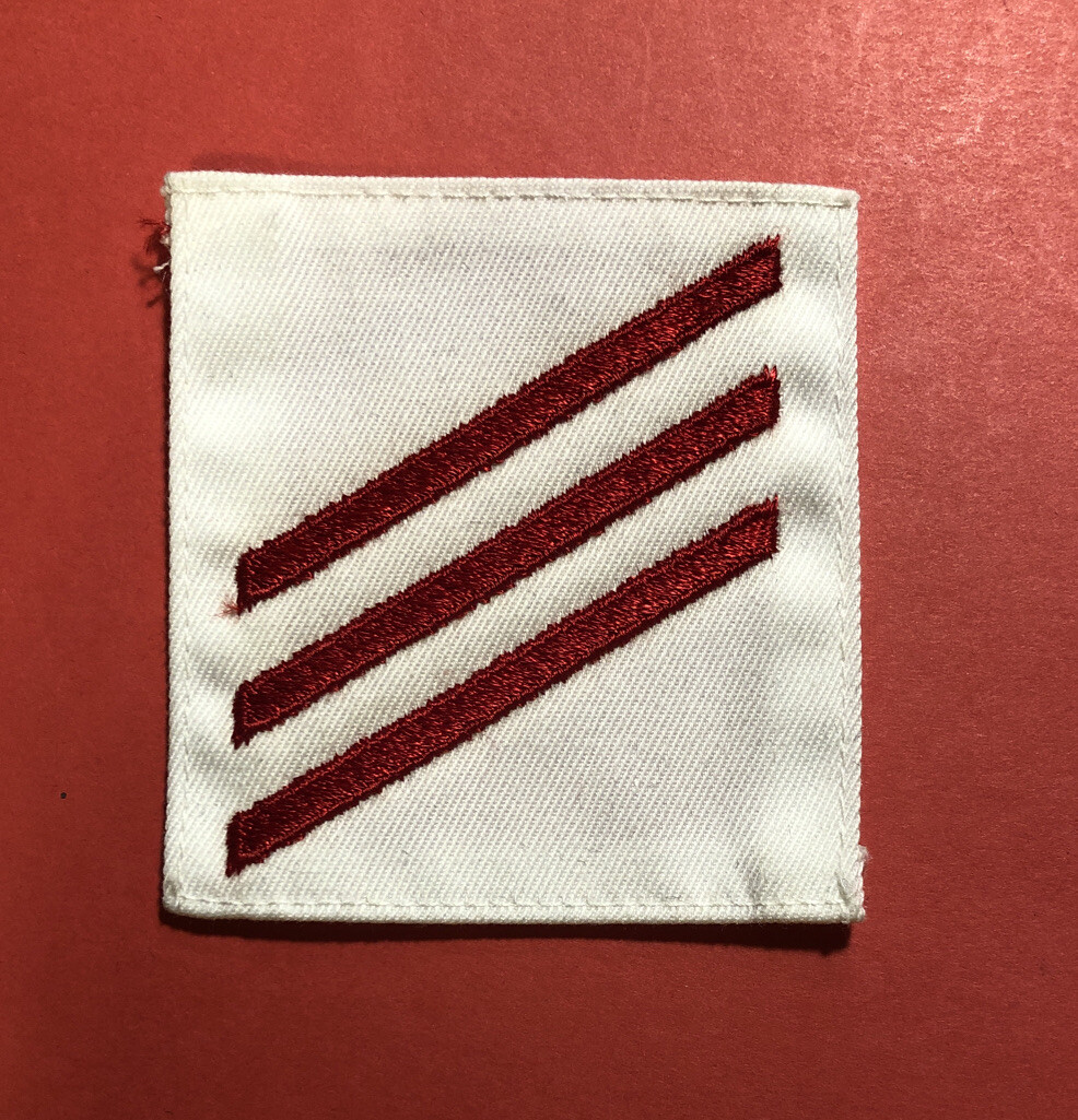 Military US Navy Seaman Rank E3 3 1/4” x 3 1/2” Patch #K394 | eBay