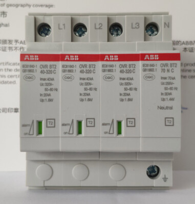 ABB Surge Protector Lightning Protection OVR BT2 3N-40-320 | eBay