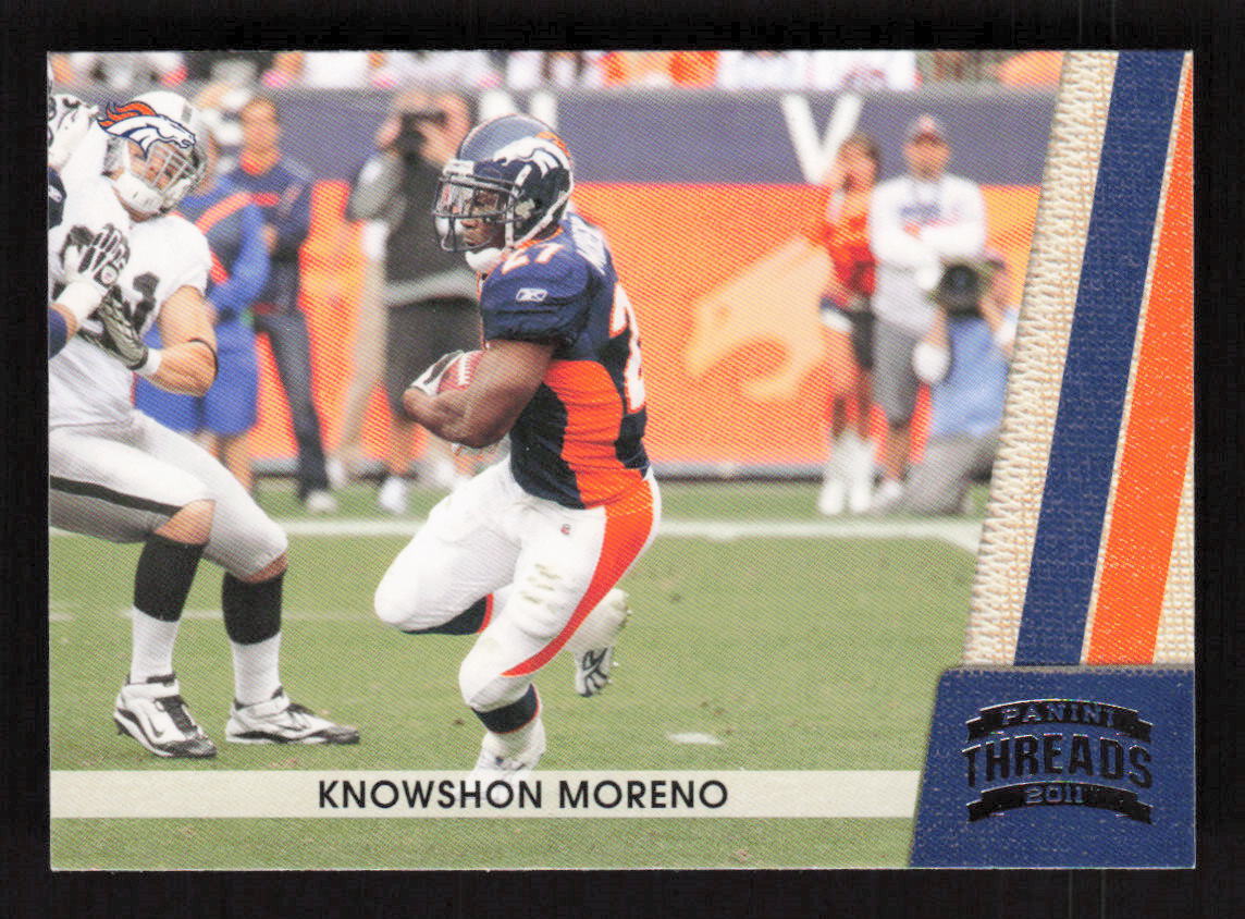 2011 Panini Threads #46 Knowshon Moreno Denver Broncos | eBay