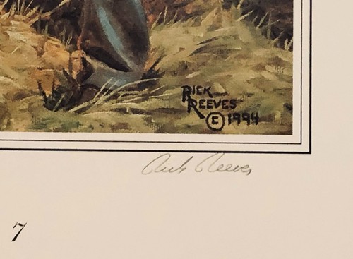 Rick Reeves 26th USCT Signed numbered LtdEd Print, Mint, 648/650 14x20 ...