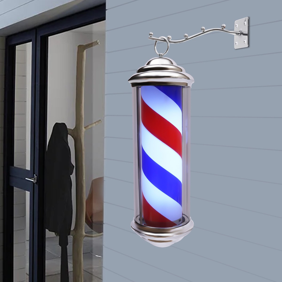 Barber Pole Red White