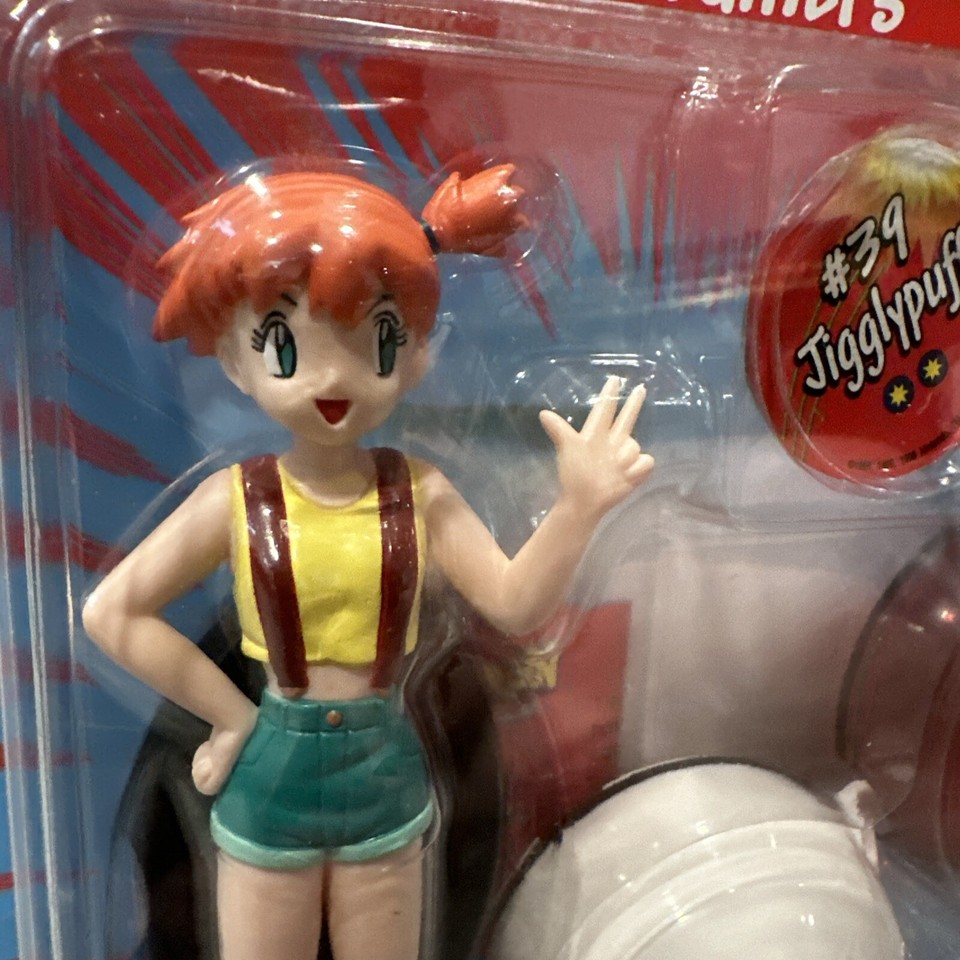 1999 Vintage NOS Pokemon Trainers Misty & Jigglypuff Poke Ball Battle ...