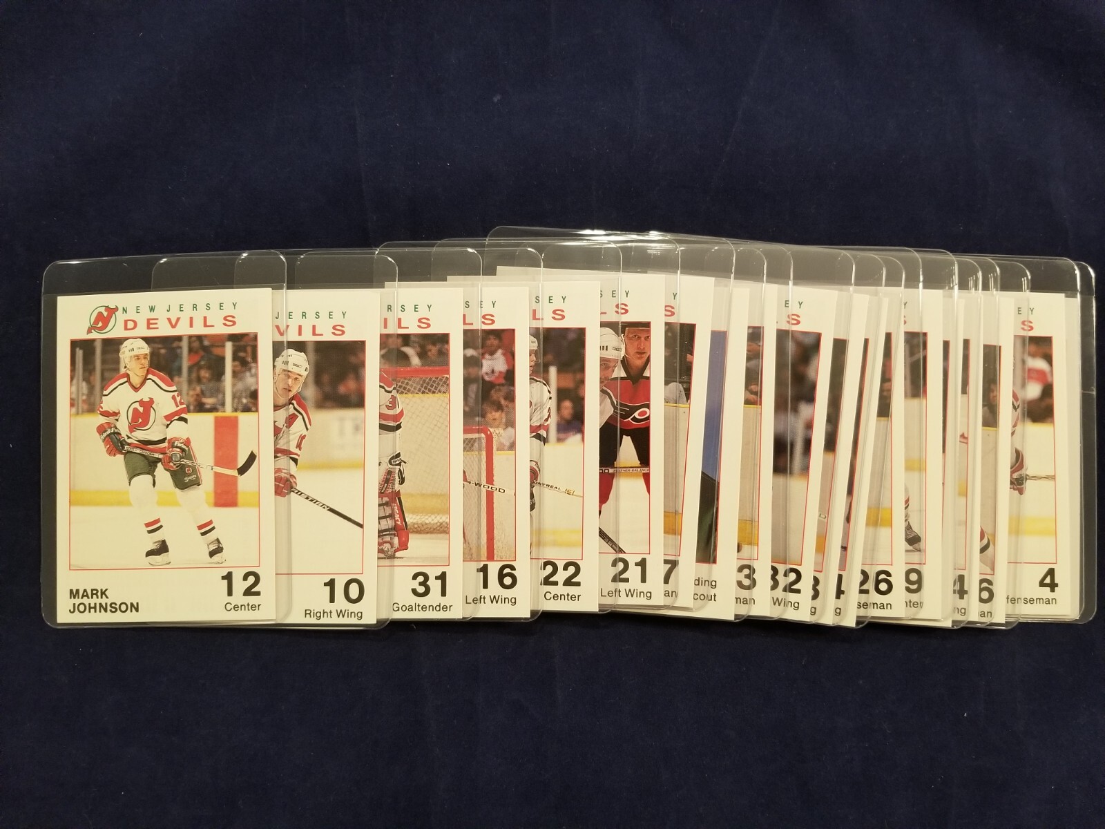 C👀L 1989-90 New Jersey Devils Team Issue🏒 29 Cards w/ Shanahan Fetisov ...