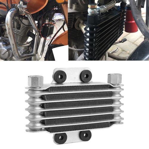 Cooler Kit Pratical Universal Engine Oil Cooler For Most Motorcycles | eBay
