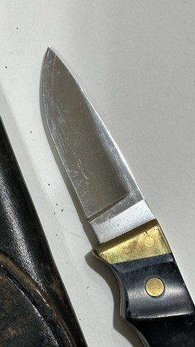 new schrade ph2 small hunting skinning knife + sheath | eBay