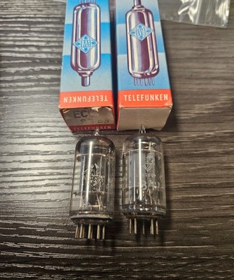 PAIR TELEFUNKEN ECC83 12AX7 - Amplitrex tested VERY STRONG | eBay
