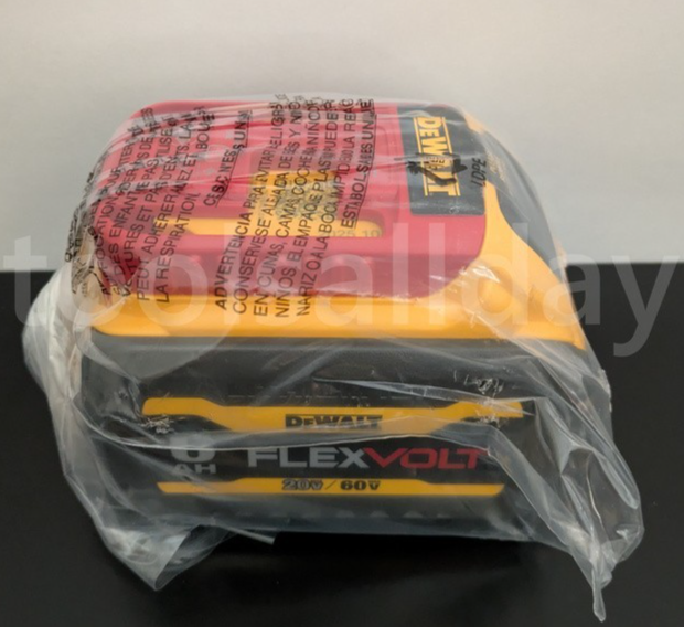 Genuine DEWALT DCB606 6Ah 20V/60V MAX FLEXVOLT Lithium-ion Battery 6 ...