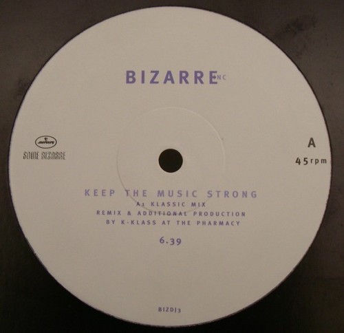 Bizarre Inc - Keep The Music Strong - UK Promo 12" Vinyl - 1996 - Some ...