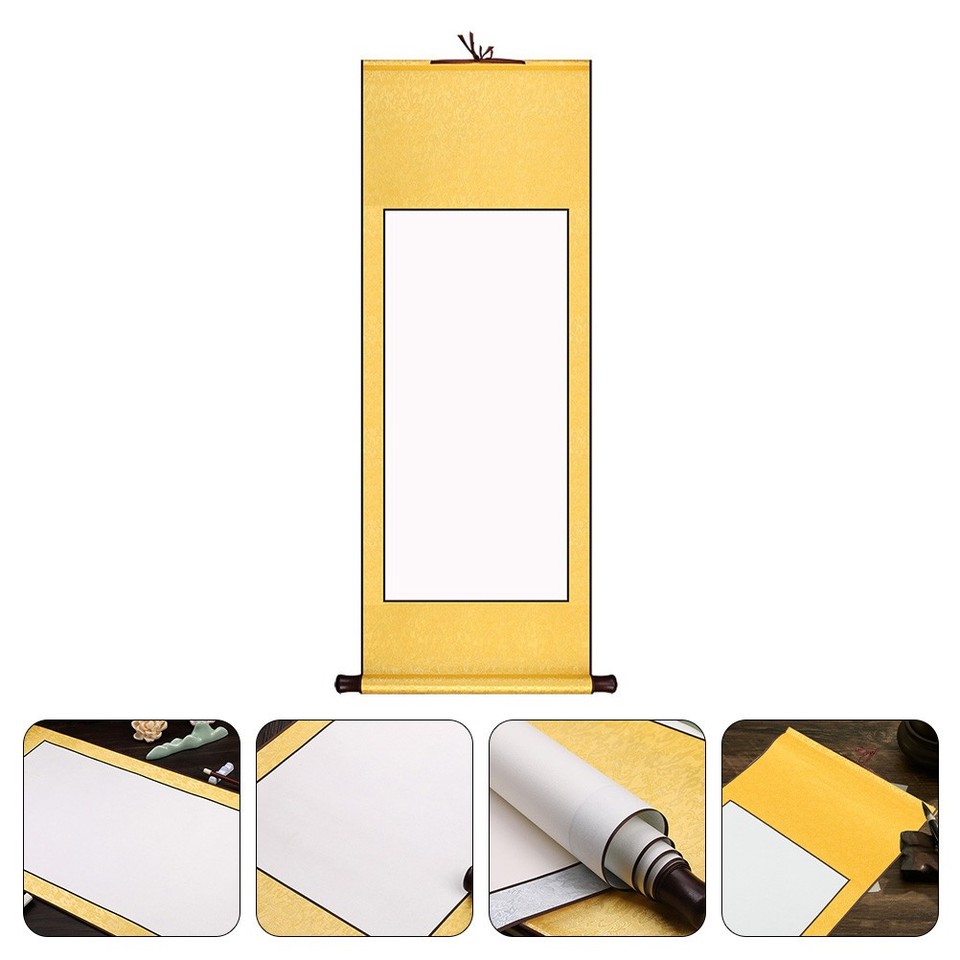 Blank Chinese Scroll Paper for Calligraphy Hanging Parchment Writing ...