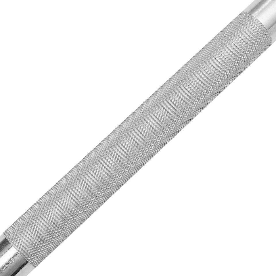 Rubber Fixed Barbell, Pre-Loaded Weight Straight Bar for Weightlifting ...