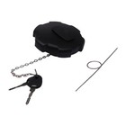 80mm Locking Fuel Gas Tank Cap with Key for Volvo Truck Loader 20392751 ...
