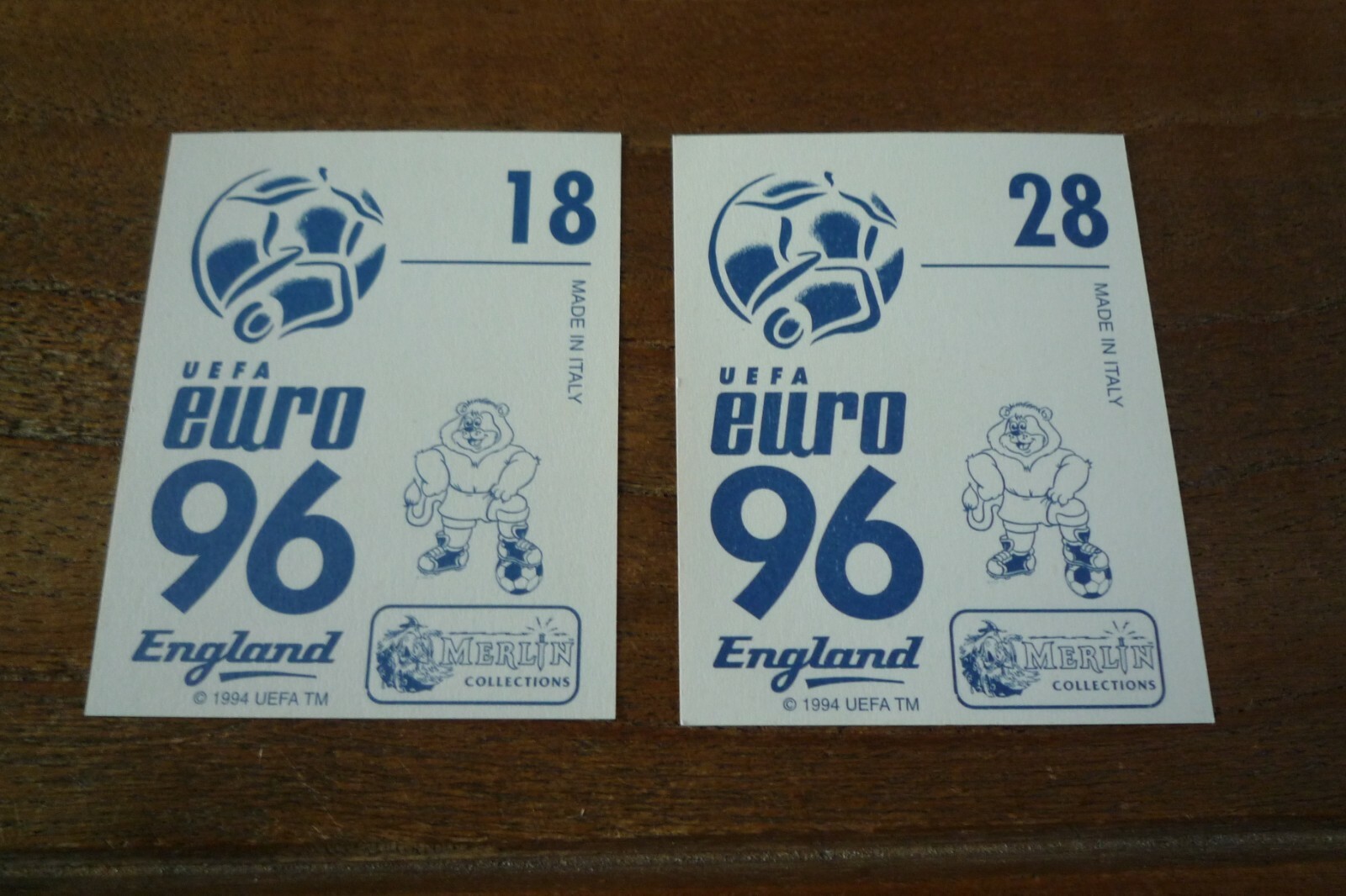 Merlin Uefa Euro 96 Football Stickers - Rare Action Shots - VGC! Pick ...