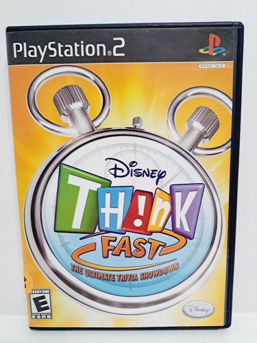 Disney Think Fast The Ultimate Trivia Showdown PlayStation Game PS2 ...