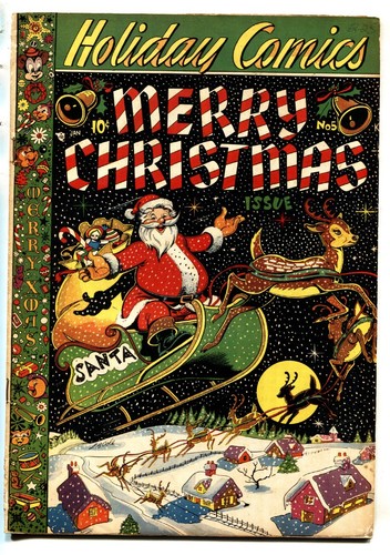 Holiday #5 --1952--Star--LB Cole Santa Claus cover--funny animal--comic ...